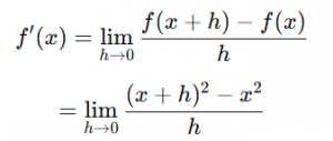 Derivada de una Función. Concepto y ejemplos