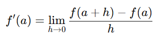 Derivada de una Función. Concepto y ejemplos