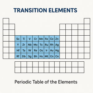 Elementos de transición: definición, propiedades químicas y ejemplos